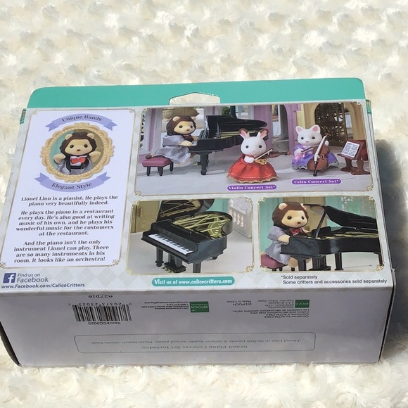 calico critters | Toys | Nib Calico Critters Grand Piano Set | Poshmark